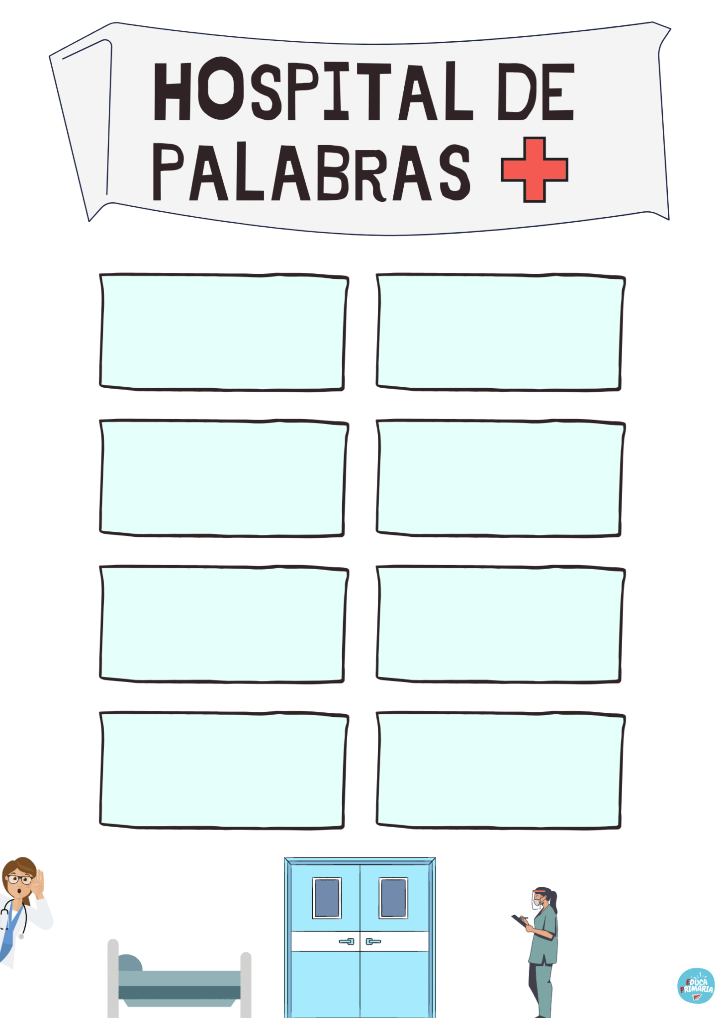 Hotel y Hospital de palabras - EducaPrimaria